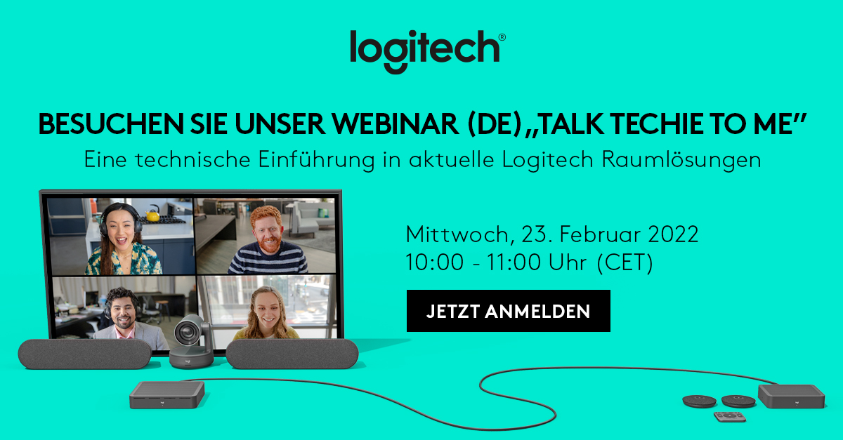 Logitech Webinar Talk Techie to Me
