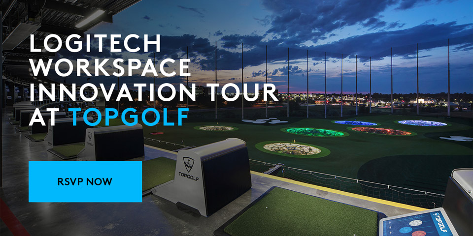 Logitech Workspace Innovation Tour at Topgolf